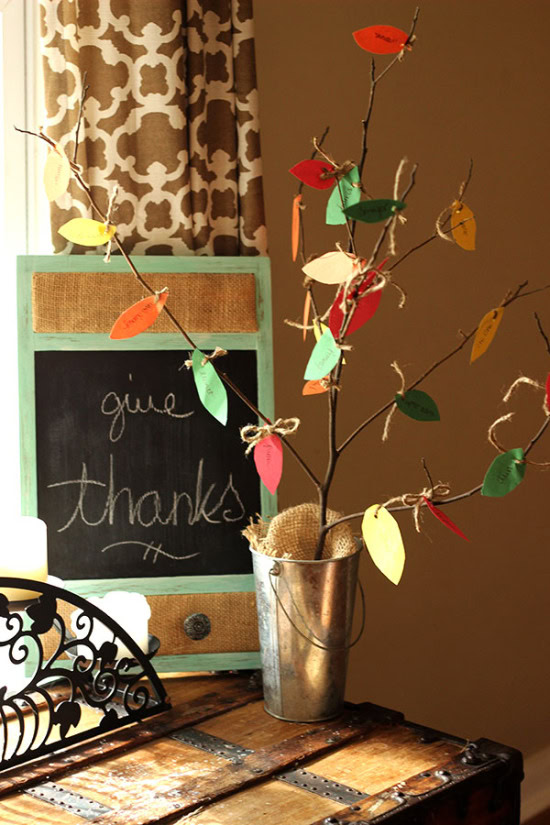 Thanksgiving Craft: Thankful Tree - Pumps & Push Ups