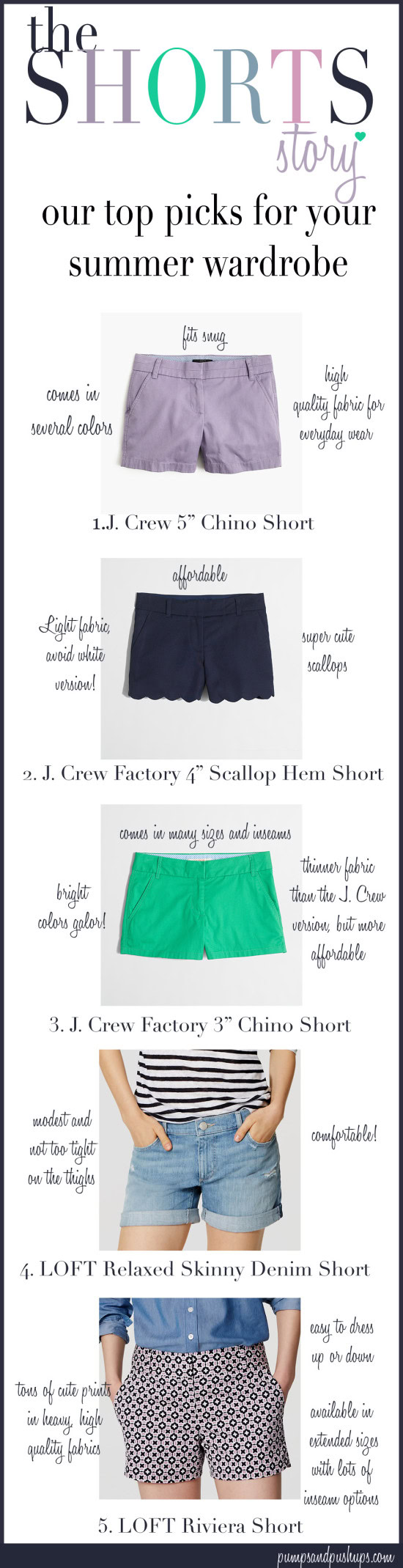The Shorts Story: Our Top Picks For Your Summer Wardrobe - Pumps & Push Ups
