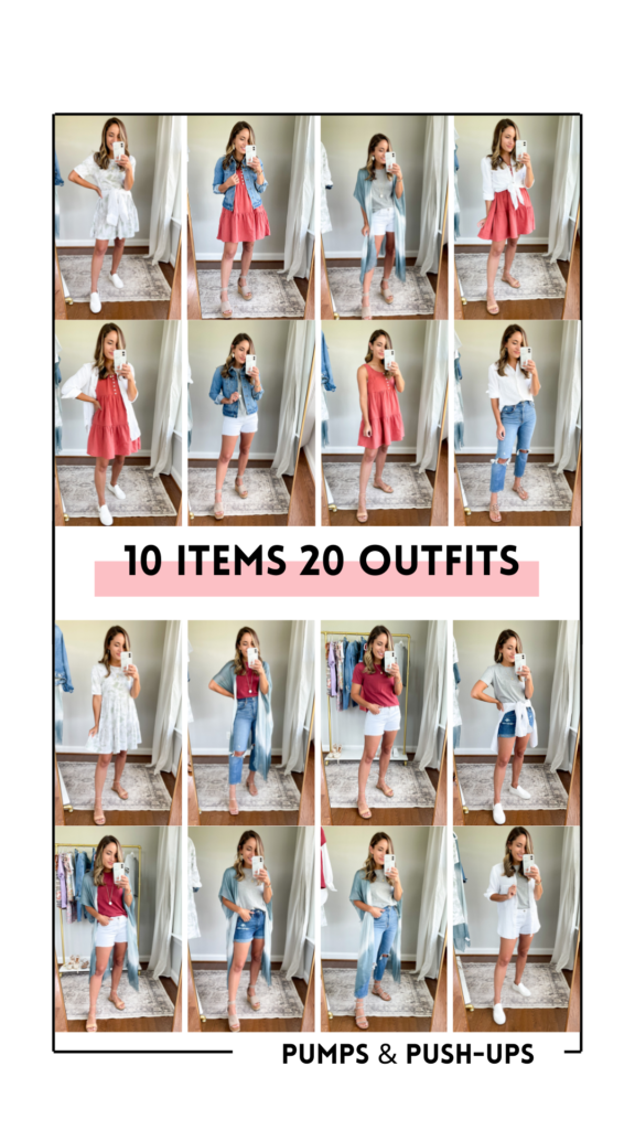 10 Items 20+ Summer Outfits - Pumps & Push Ups