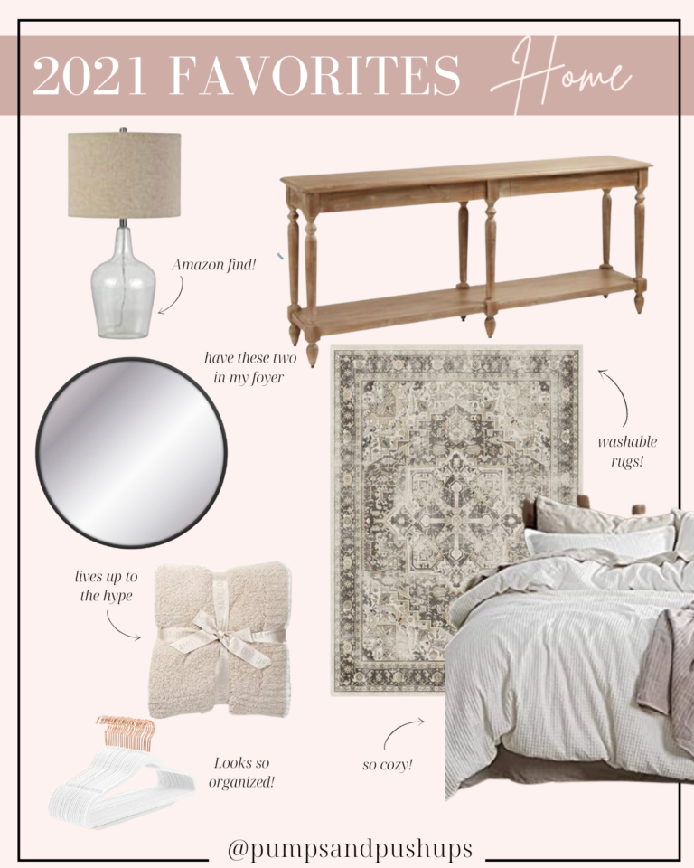 2021 My Favorite Things: Home - Pumps & Push Ups