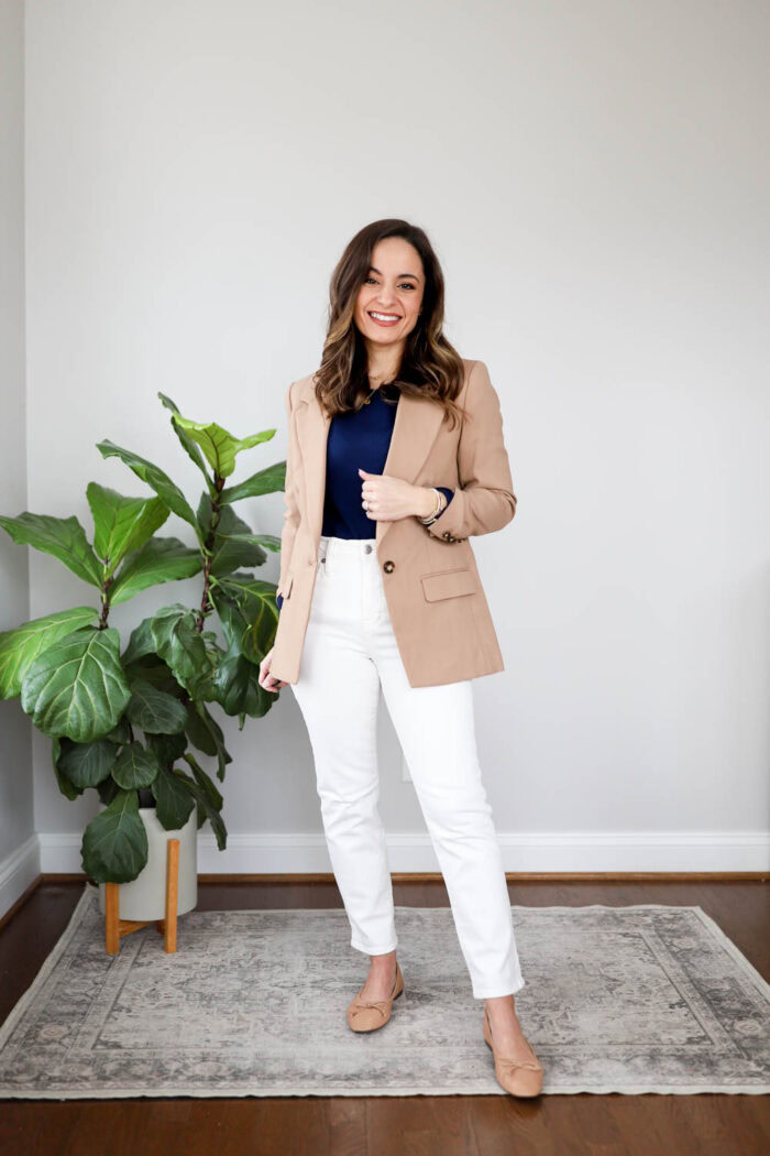 9 Items 15 Outfits - Navy + Neutrals - Pumps & Push Ups